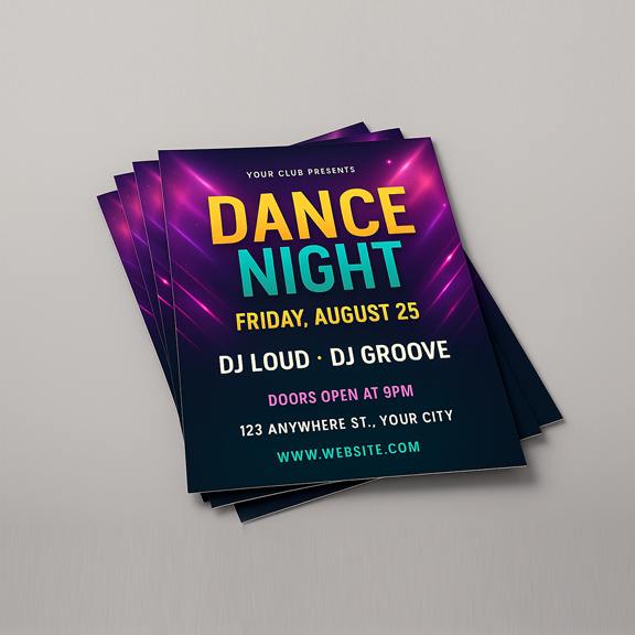 Club Flyers - Party & Event Flyer Printing | Printown Imaging